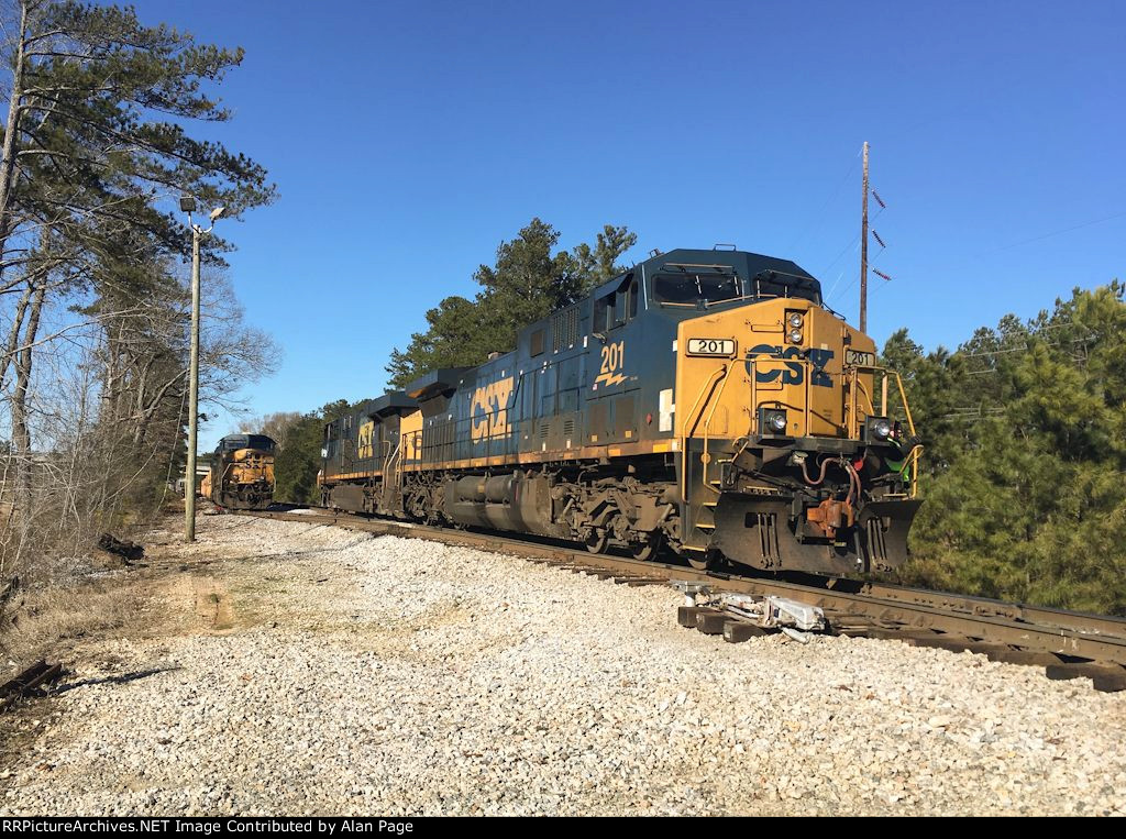 CSX 804 and 201